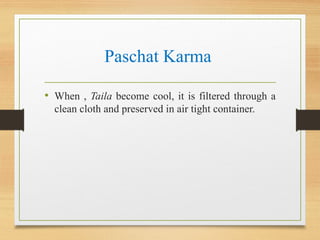 "Narayana Taila: The Ayurvedic Elixir for Pain Relief and Muscular ...