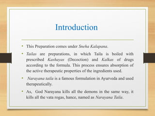 "Narayana Taila: The Ayurvedic Elixir for Pain Relief and Muscular ...