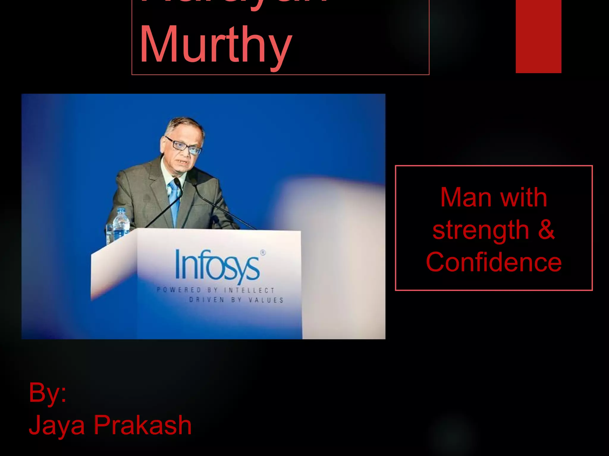Narayan murthy | PPT