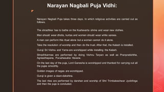 Narayan Nagbali puja in Trimbakeshwar | PPT