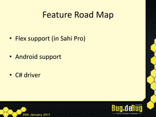 Economical, Robust Web Automation using Sahi | PPT