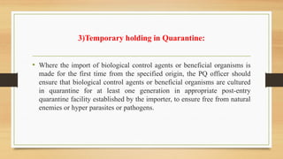 Importation and Quarantine Regulations for Biological Control Agents in ...