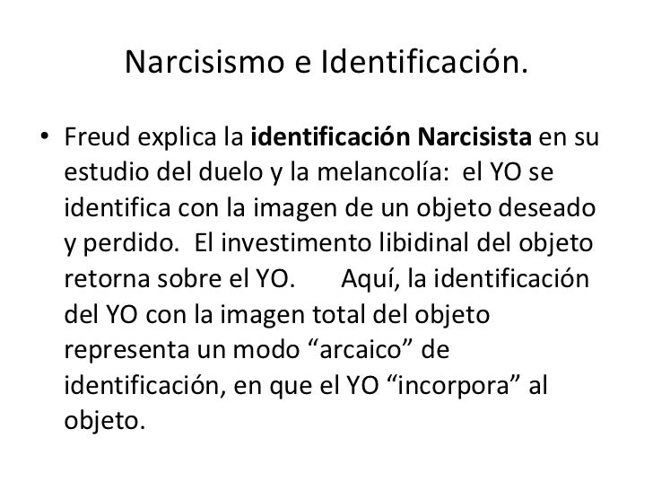 Narcisismo Narcisismo