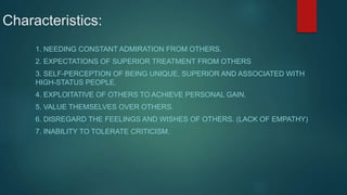 Narcissism | PPTX
