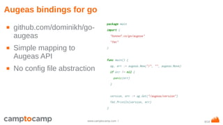 Narcissus — mapping configs in Go | PPT