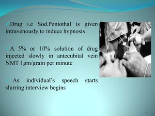 Narco analysis | PPTX