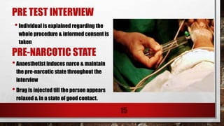 Narco analysis | PPTX