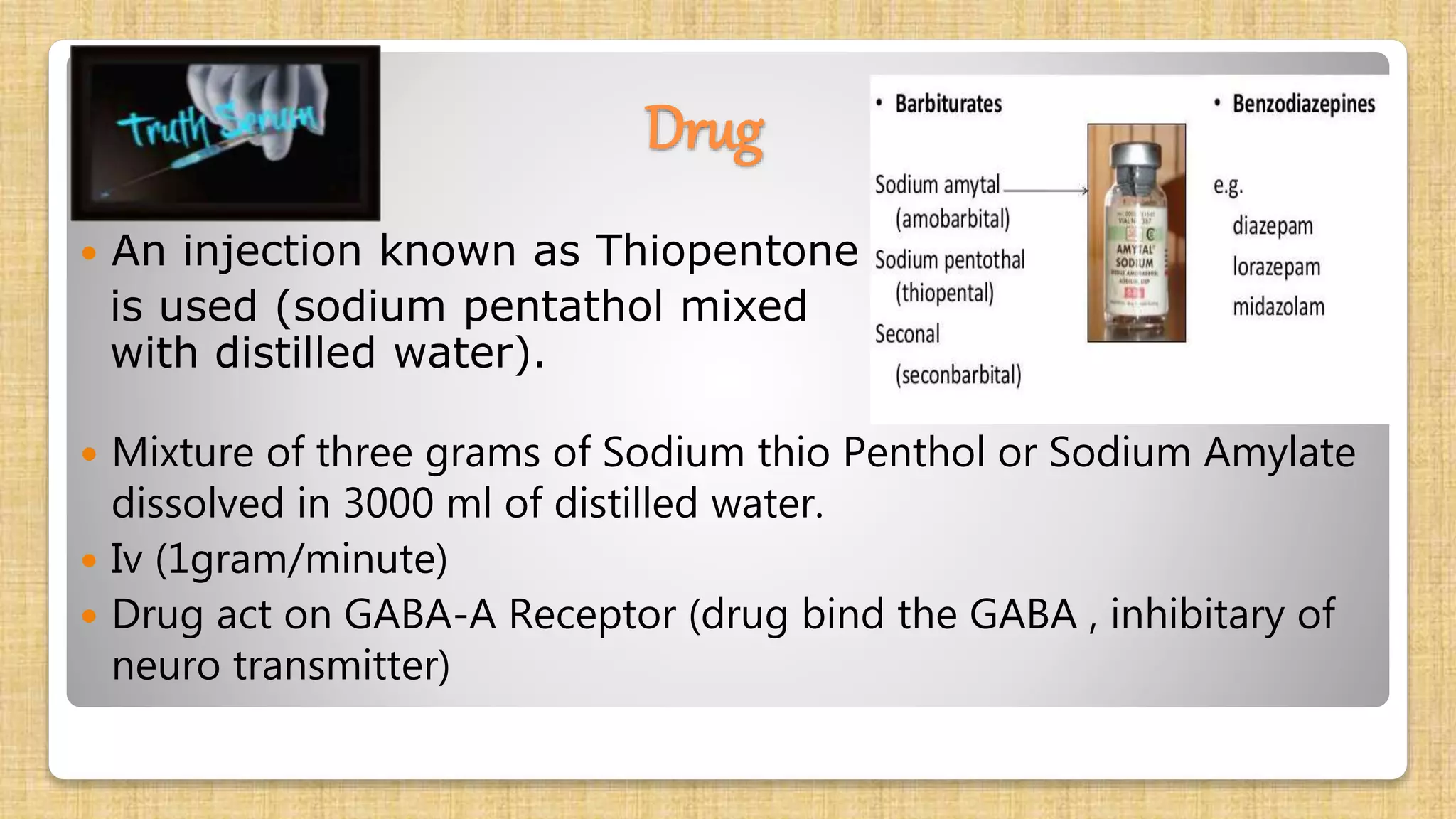 Narco analysis Technique | PPTX