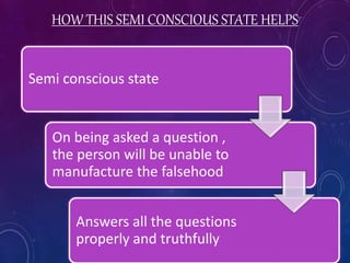 Narco analysis final ppt | PPTX