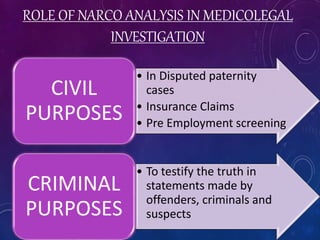 Narco analysis final ppt | PPTX