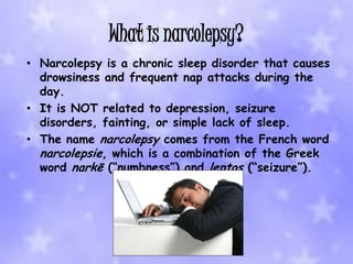 Narcolepsy | PPTX