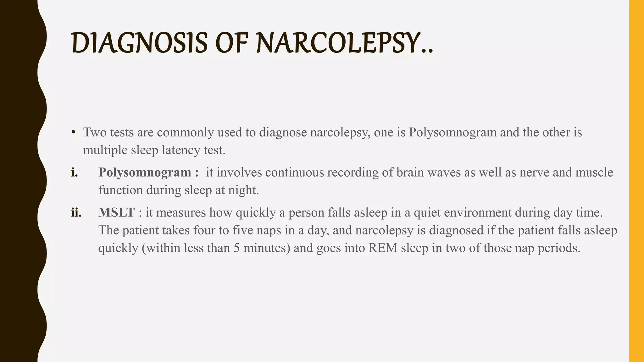Narcolepsy | PPTX
