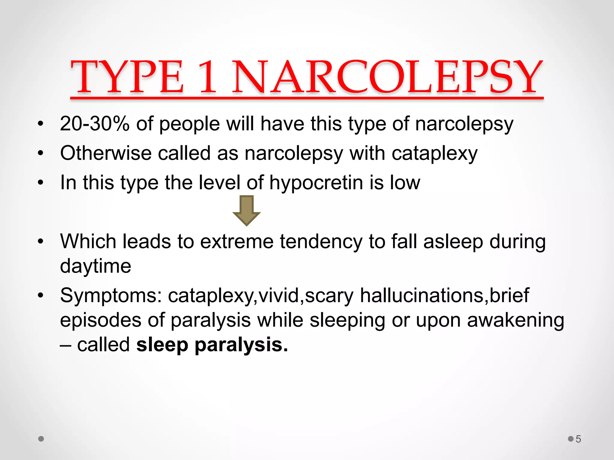 NARCOLEPSY | PPTX