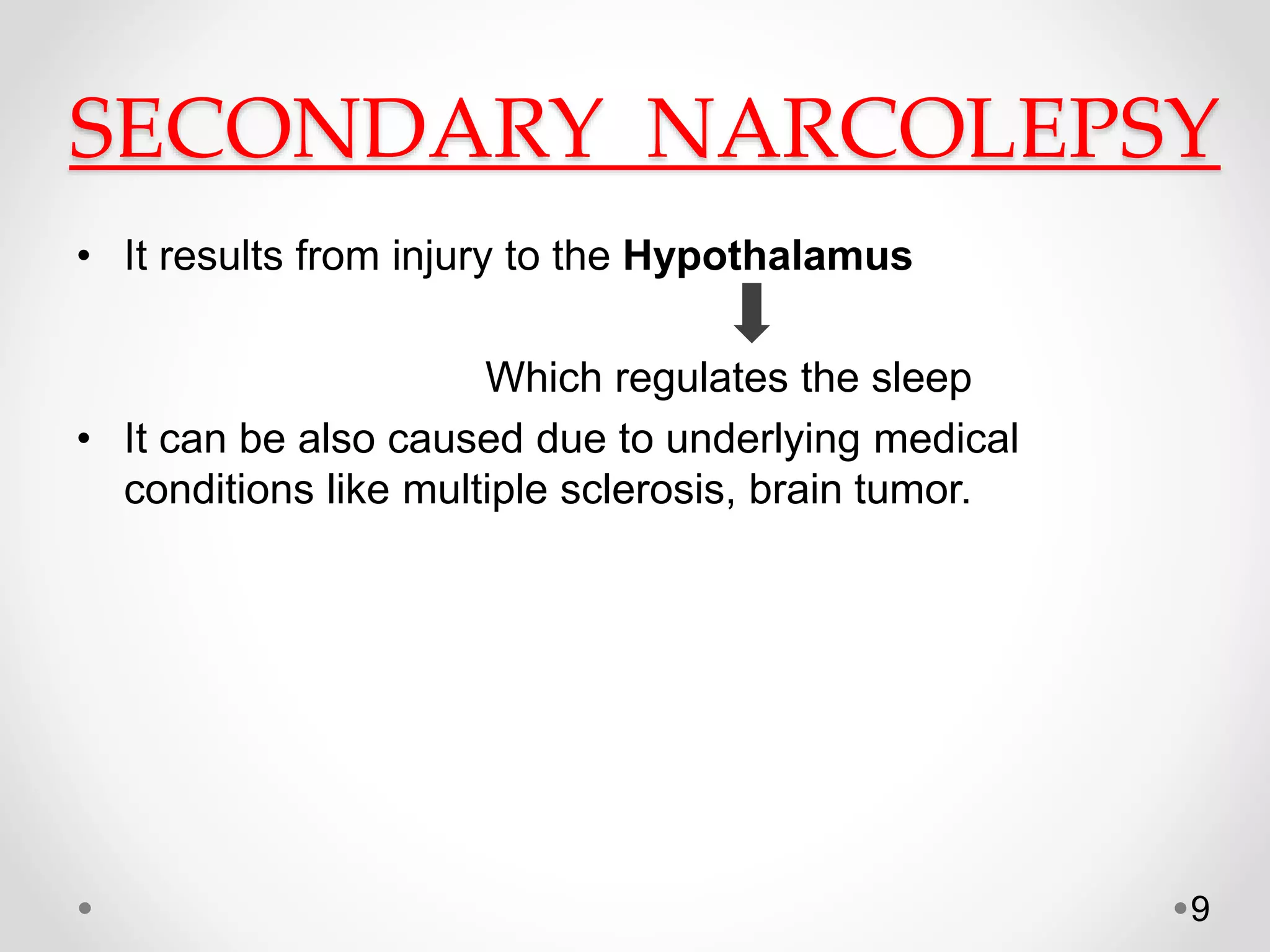 NARCOLEPSY | PPTX
