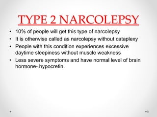 NARCOLEPSY | PPTX