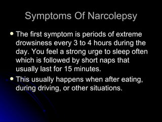 Narcolepsy2 111207083734-phpapp01 | PPT