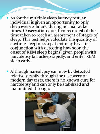 Narcolepsy assignment by daniel babic | PPTX