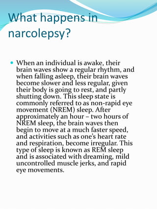 Narcolepsy assignment by daniel babic | PPTX