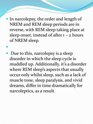 Narcolepsy assignment by daniel babic | PPTX