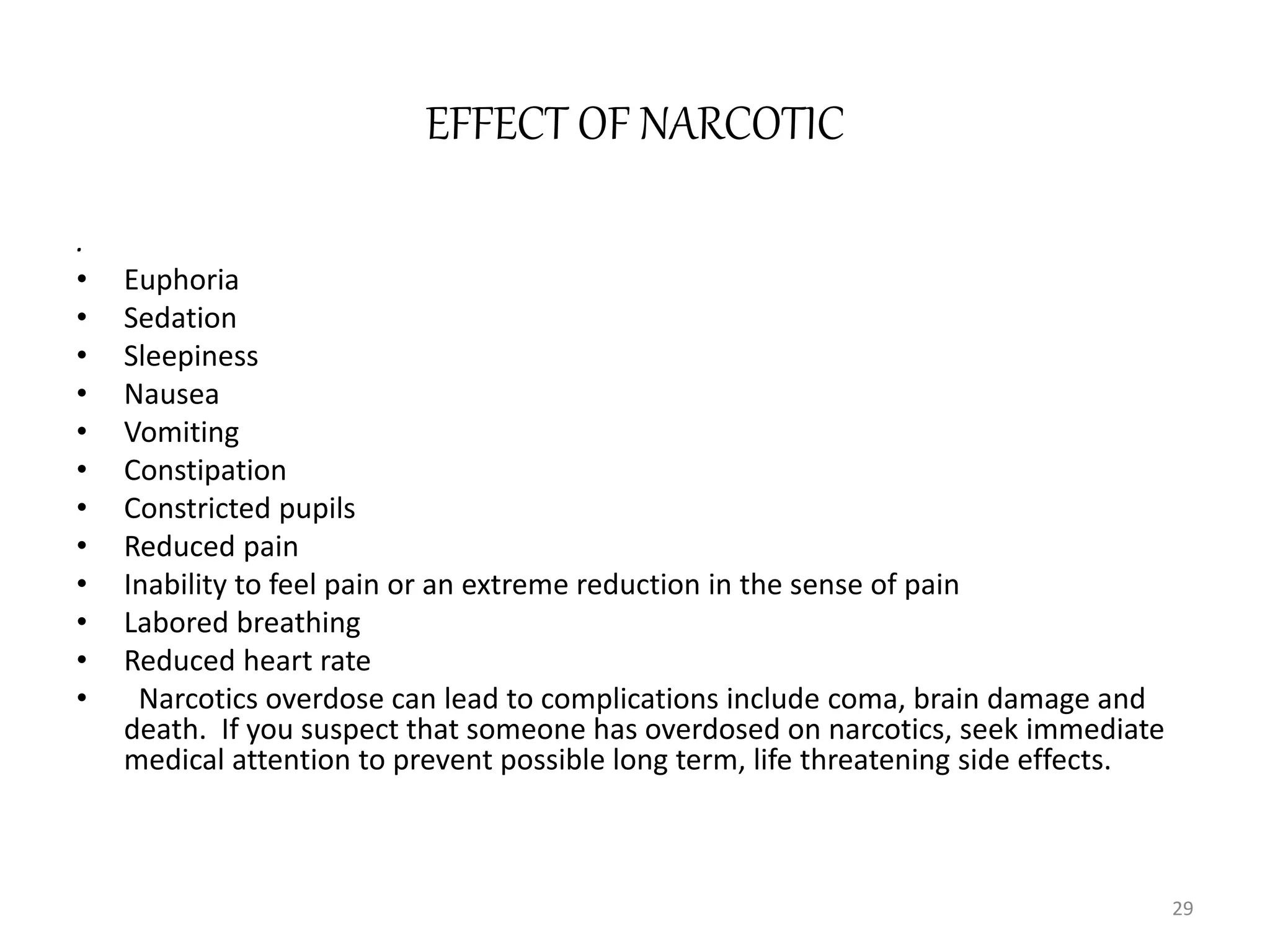 Narcotic | PPTX