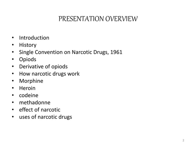 Narcotic | PPTX | Illegal Drugs, Tobacco, eCigarettes, Vaping, Alcohol ...