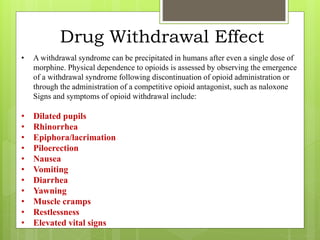 Narcotic analgesic | PPTX