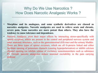 Narcotic analgesic | PPTX