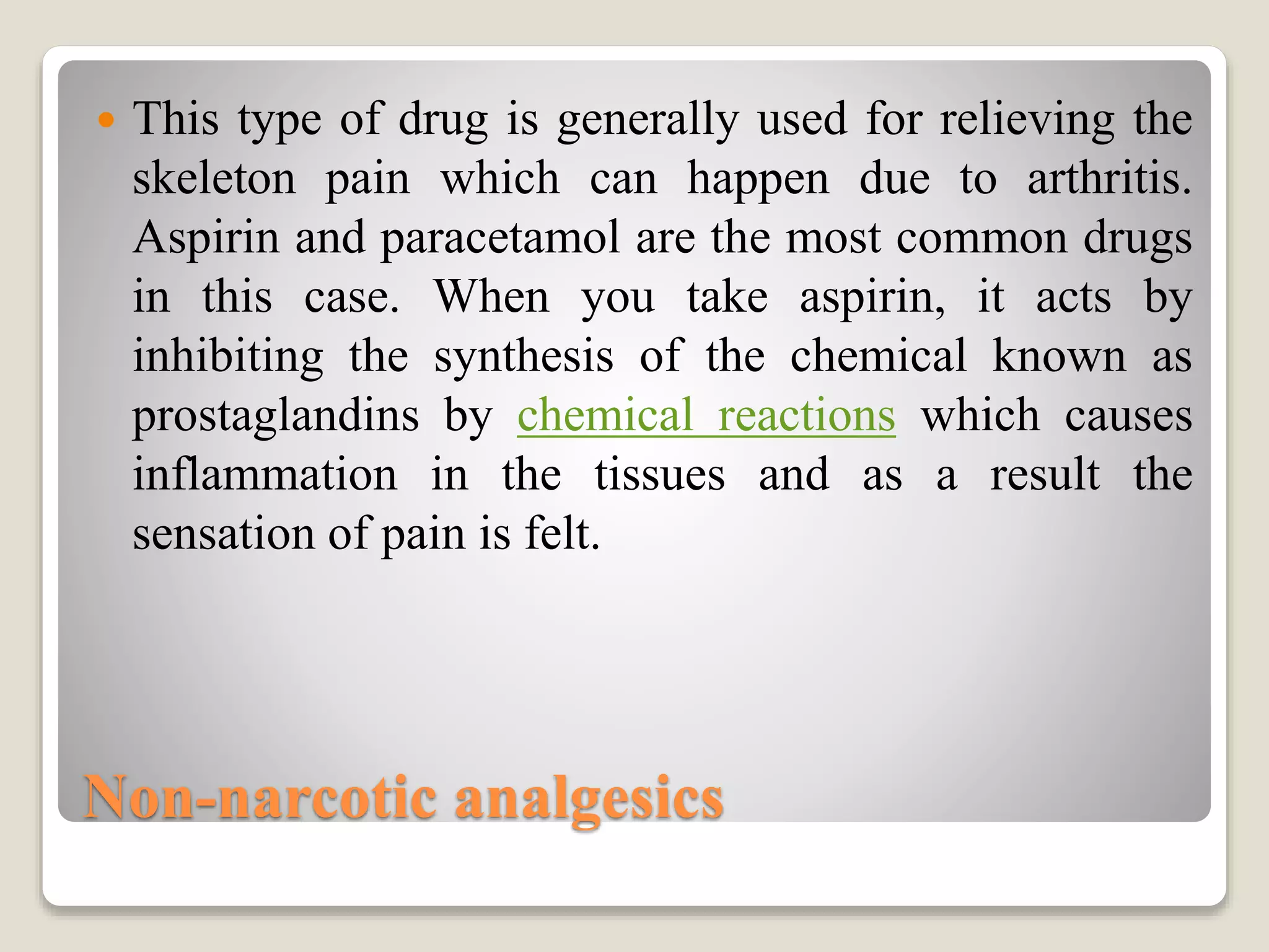 Narcotic and Non narcotic analgesics.pptx