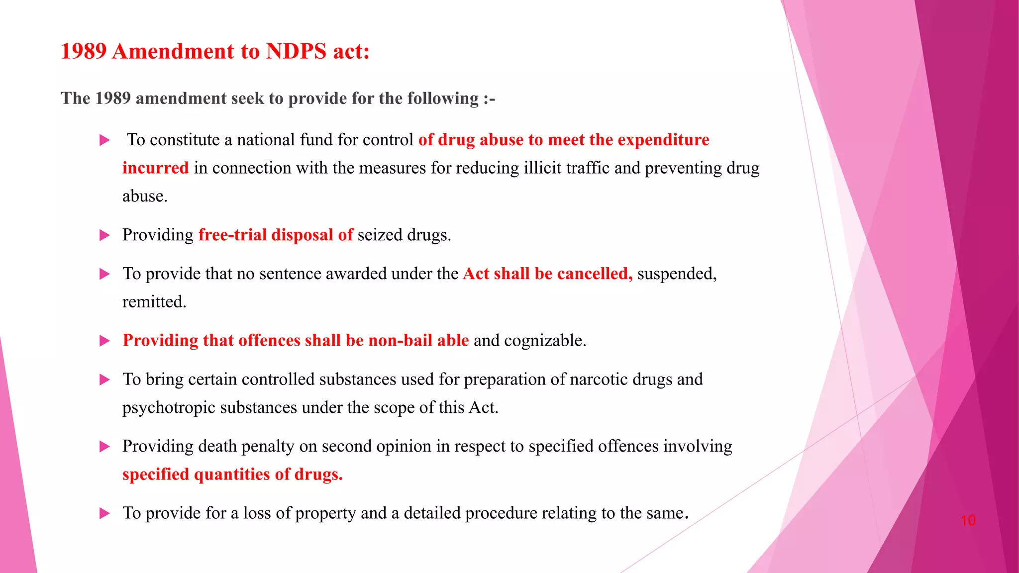 Narcotic drug and psychotic substances and rules Act- 1985.pptx