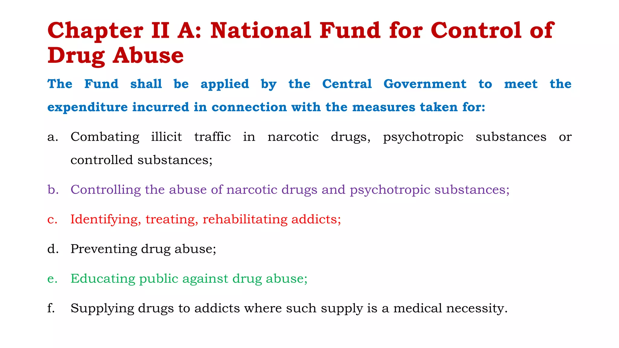 Narcotic drugs and psychotropic substances act 1985 | PPTX
