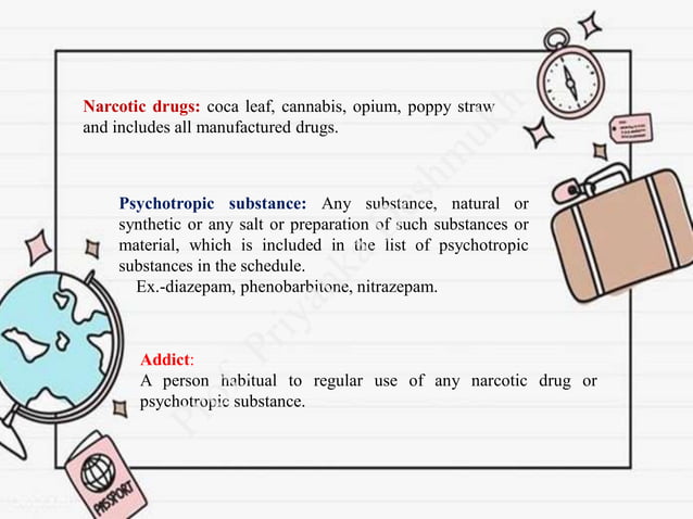 Narcotic drugs and psychotropic substances Act, 1985 | PDF