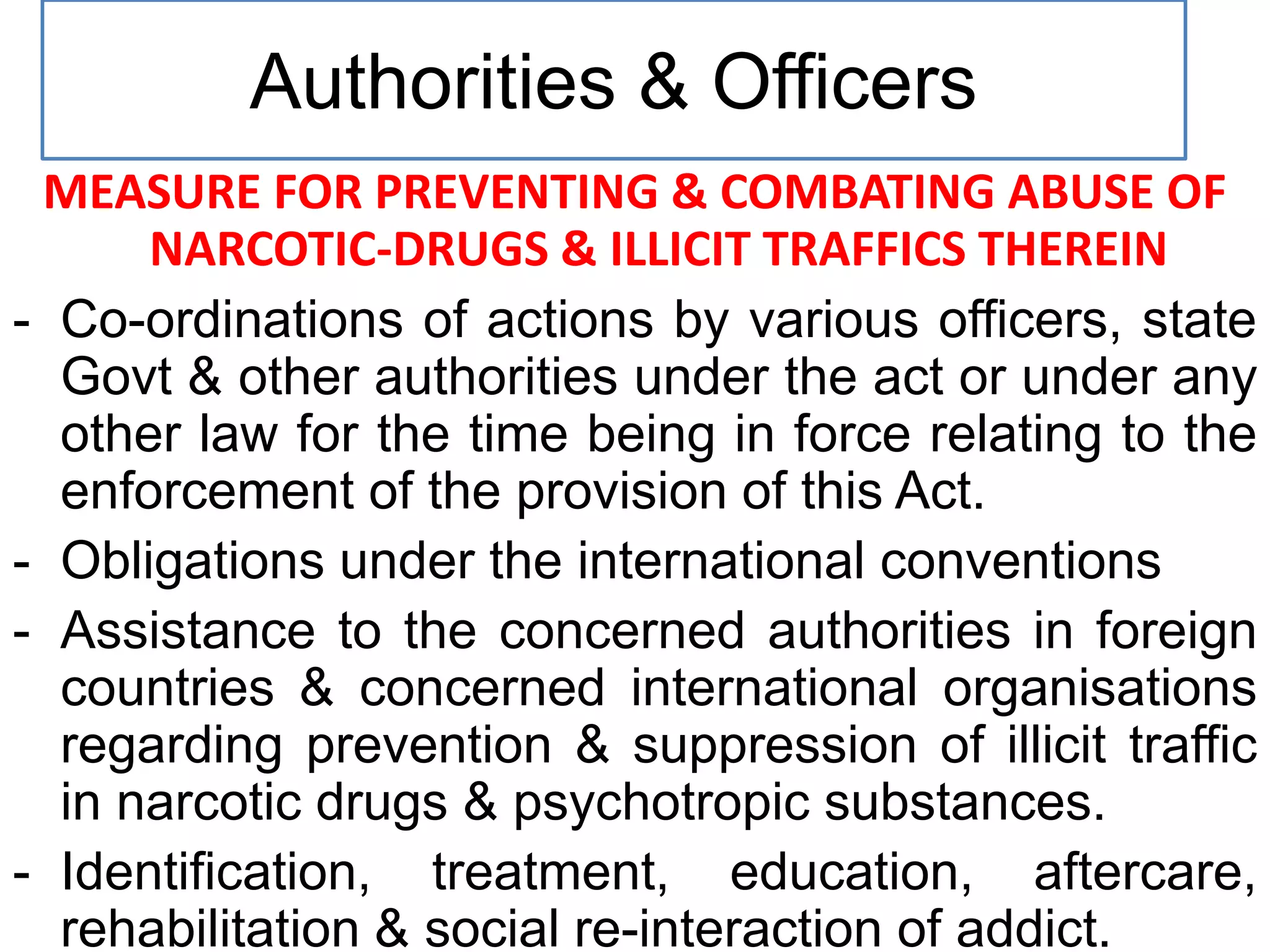 Narcotic drugs & psychotropic substances act,1985 with rules 1985 | PPTX