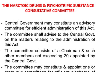 Narcotic drugs & psychotropic substances act,1985 with rules 1985 | PPTX