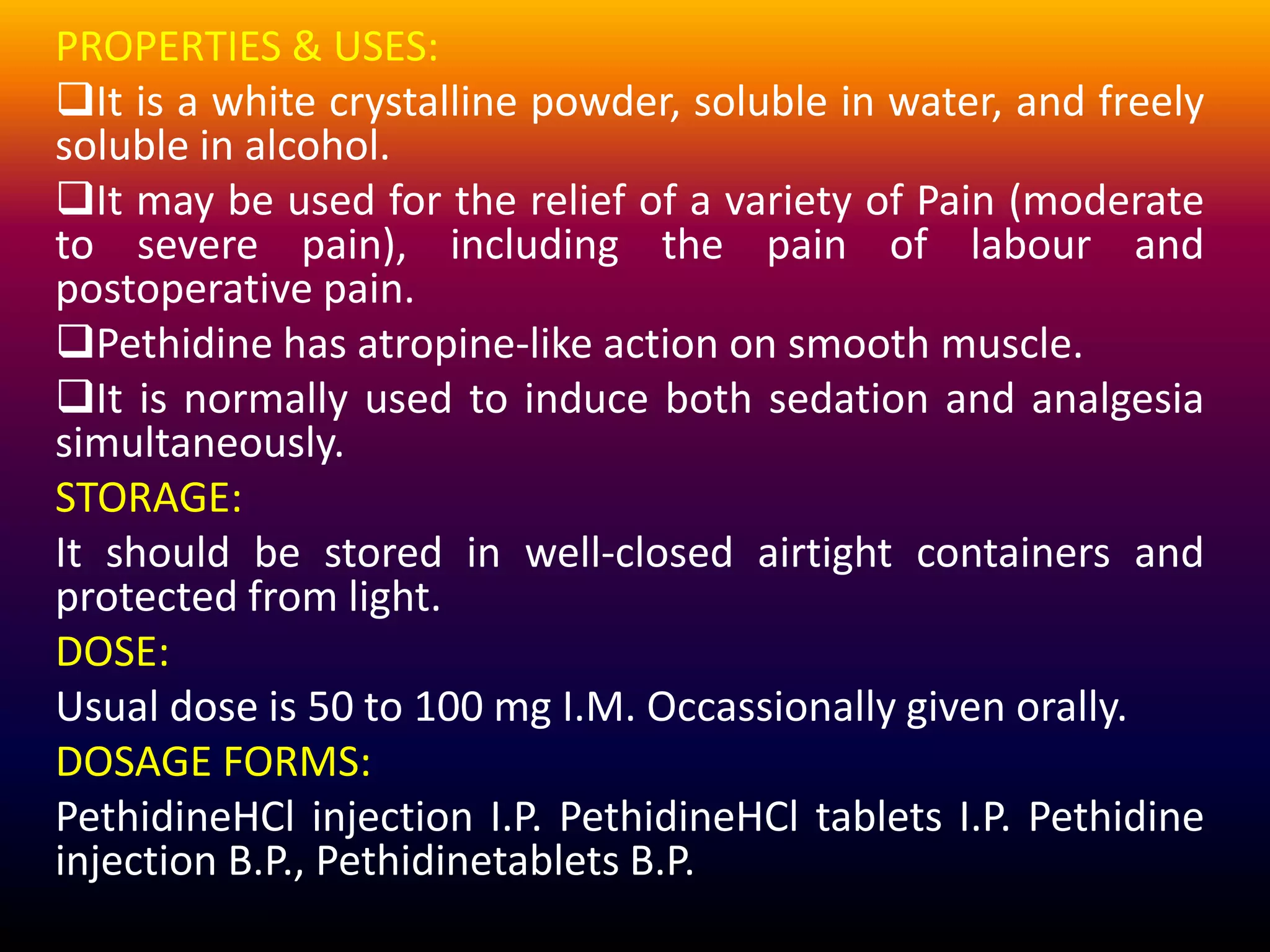 Narcotic & non narcotic analgesic | PPTX