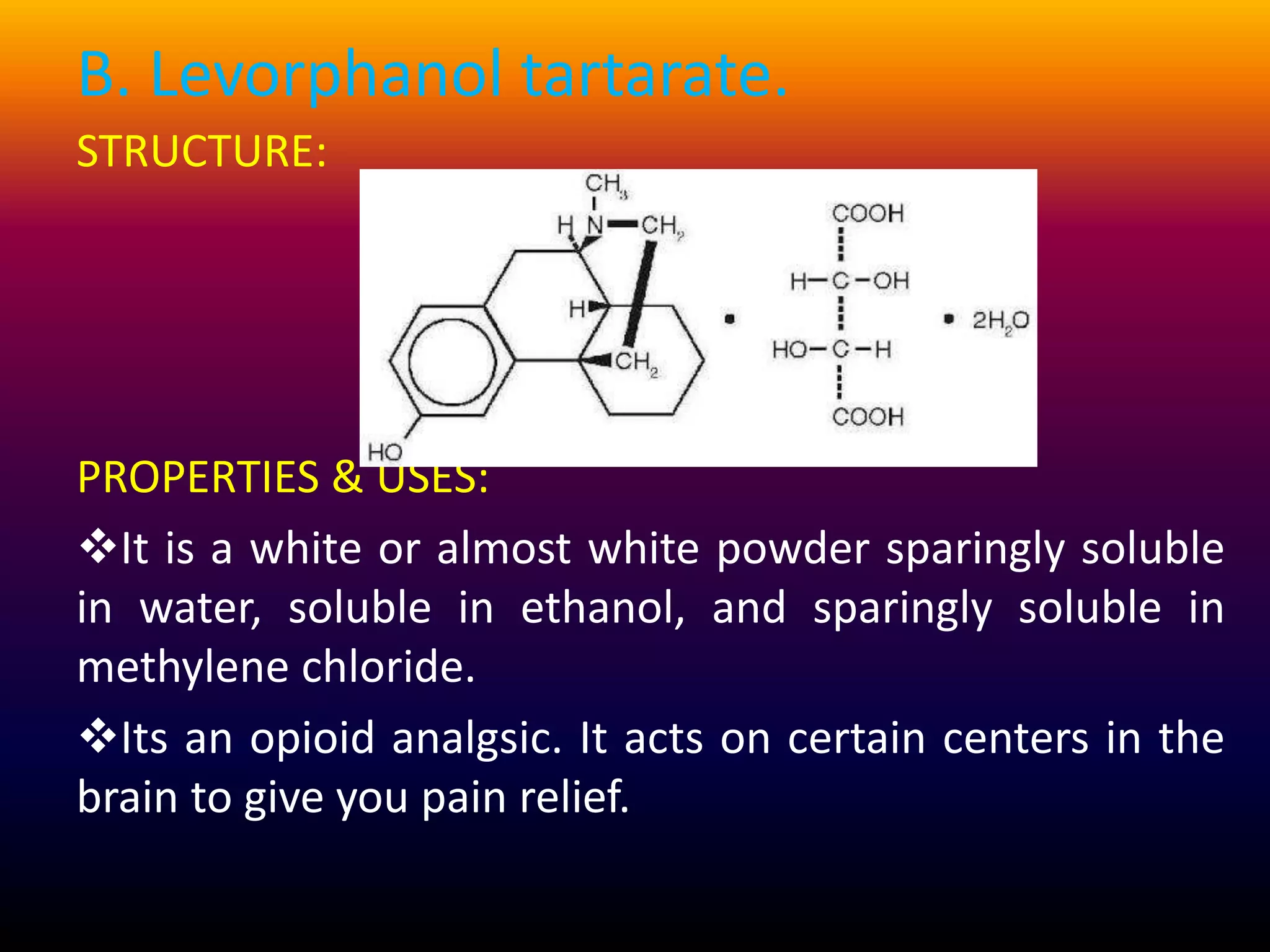 Narcotic & non narcotic analgesic | PPTX
