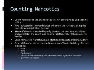 Narcotics | PPTX