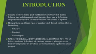 Narcotics and Pathology of Drug Abuse | PPTX | Illegal Drugs, Tobacco ...