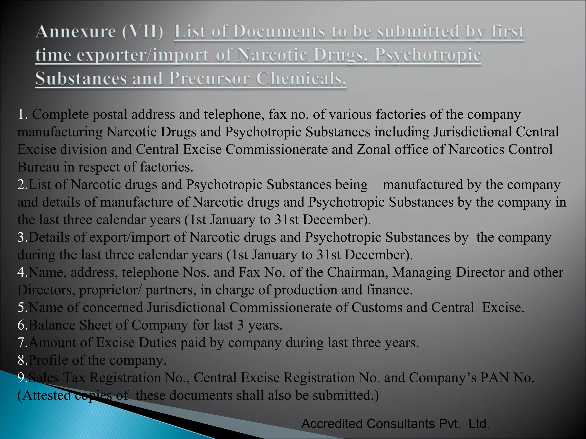 Narcotics Approval | PPT