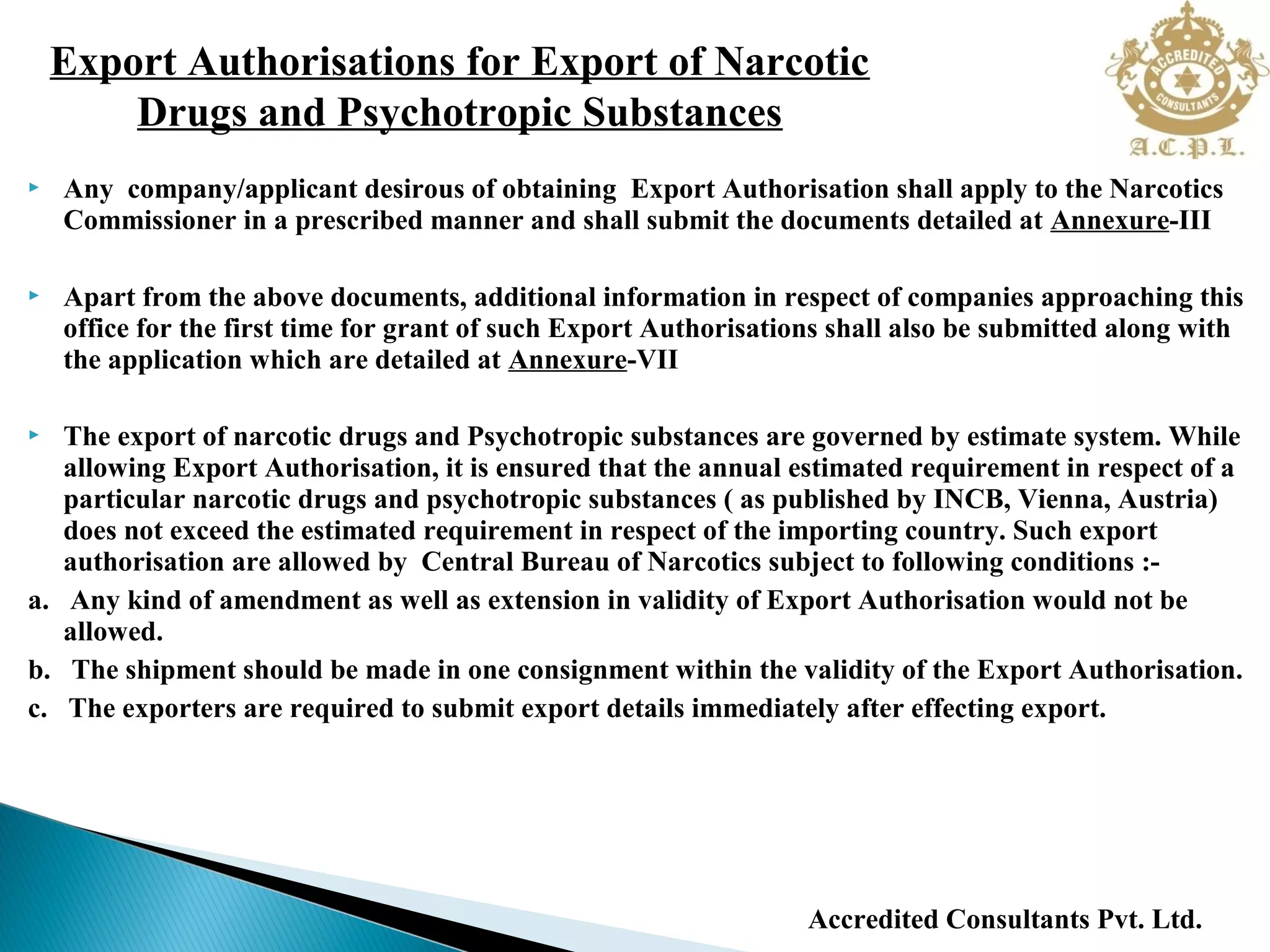 Narcotics Approval | PPT