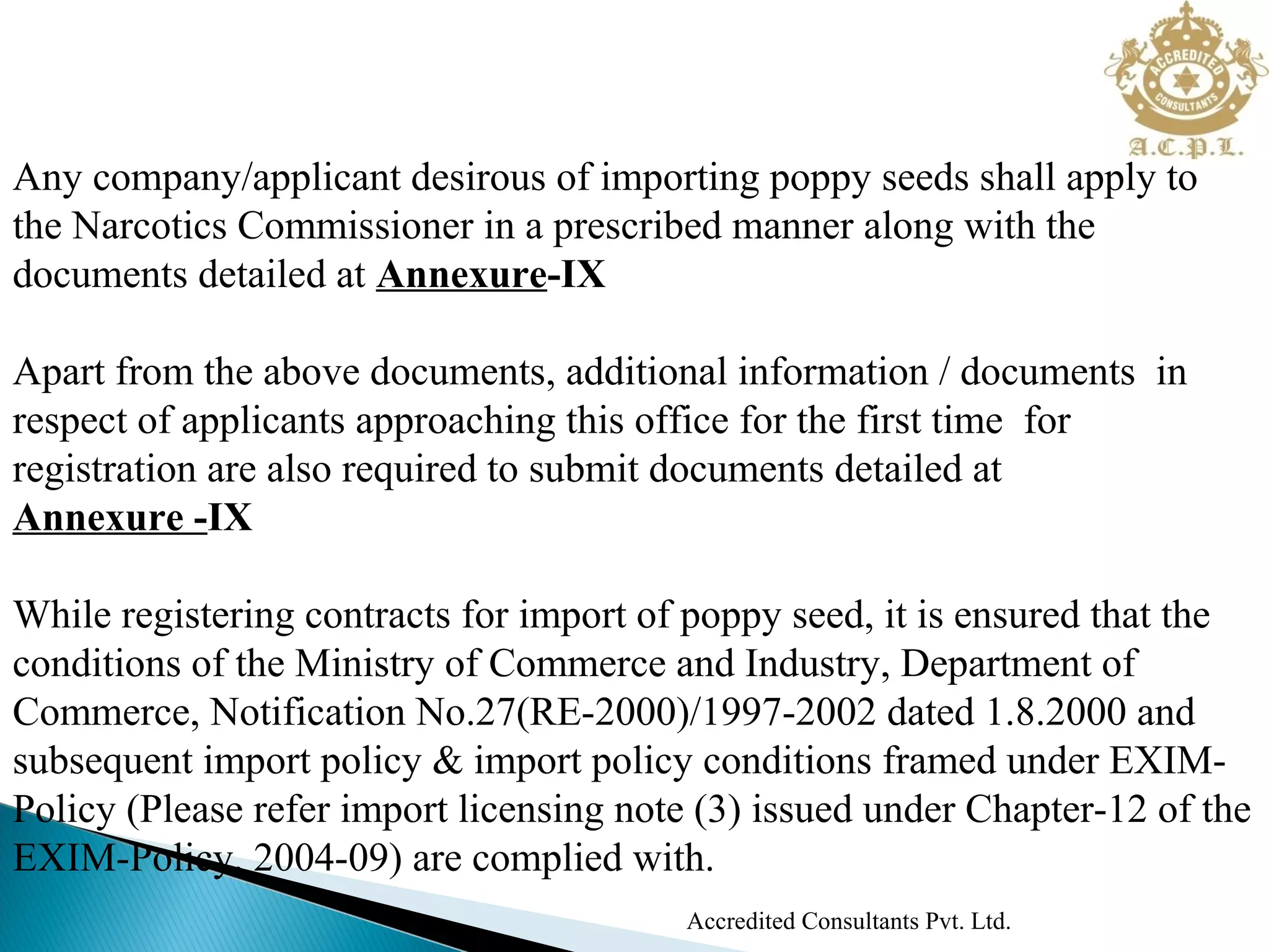 Narcotics Approval | PPT