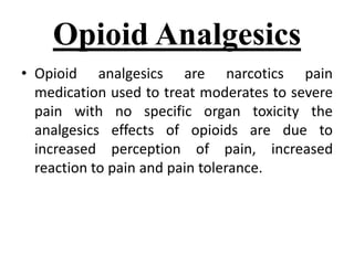Narcotics Drugs- Devendra Kumar Mishra | PPT