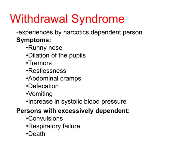 Narcotics it's negative effects | PPT