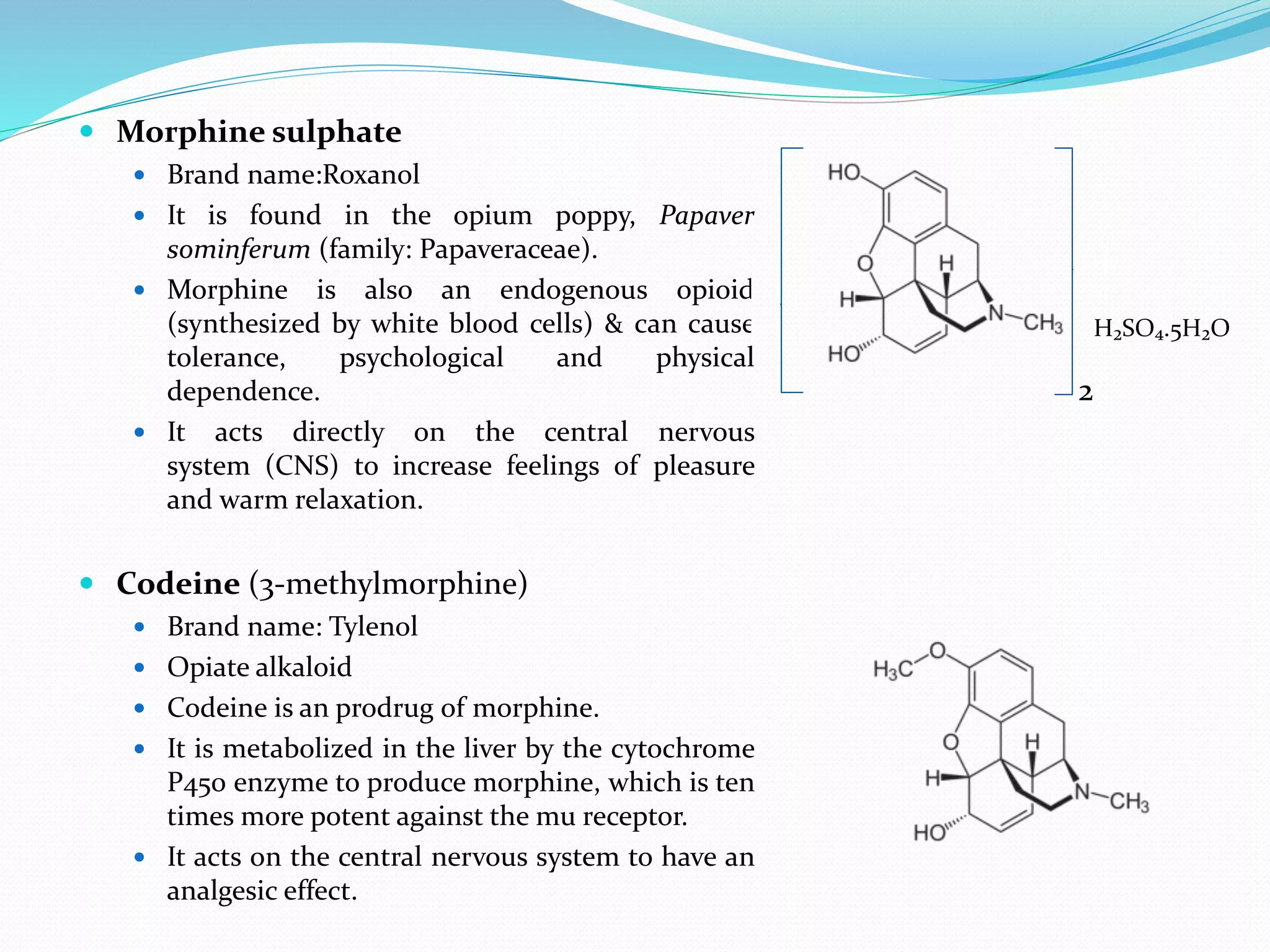 Narcotics & non-narcotics analgesics | PPTX