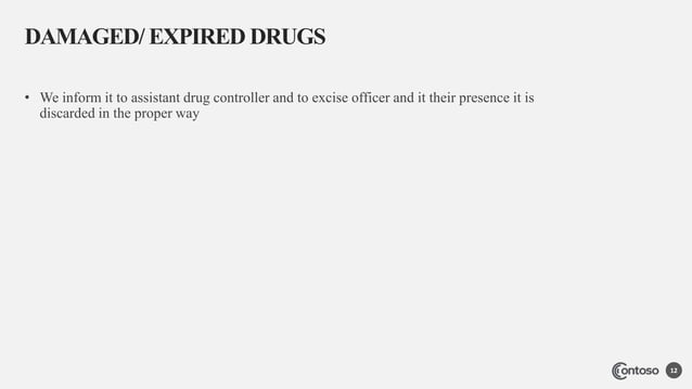 NARCOTICS- POLICY AND PROCEDURES FOR ITS USE | PPTX