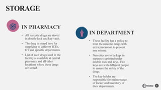 NARCOTICS- POLICY AND PROCEDURES FOR ITS USE | PPTX