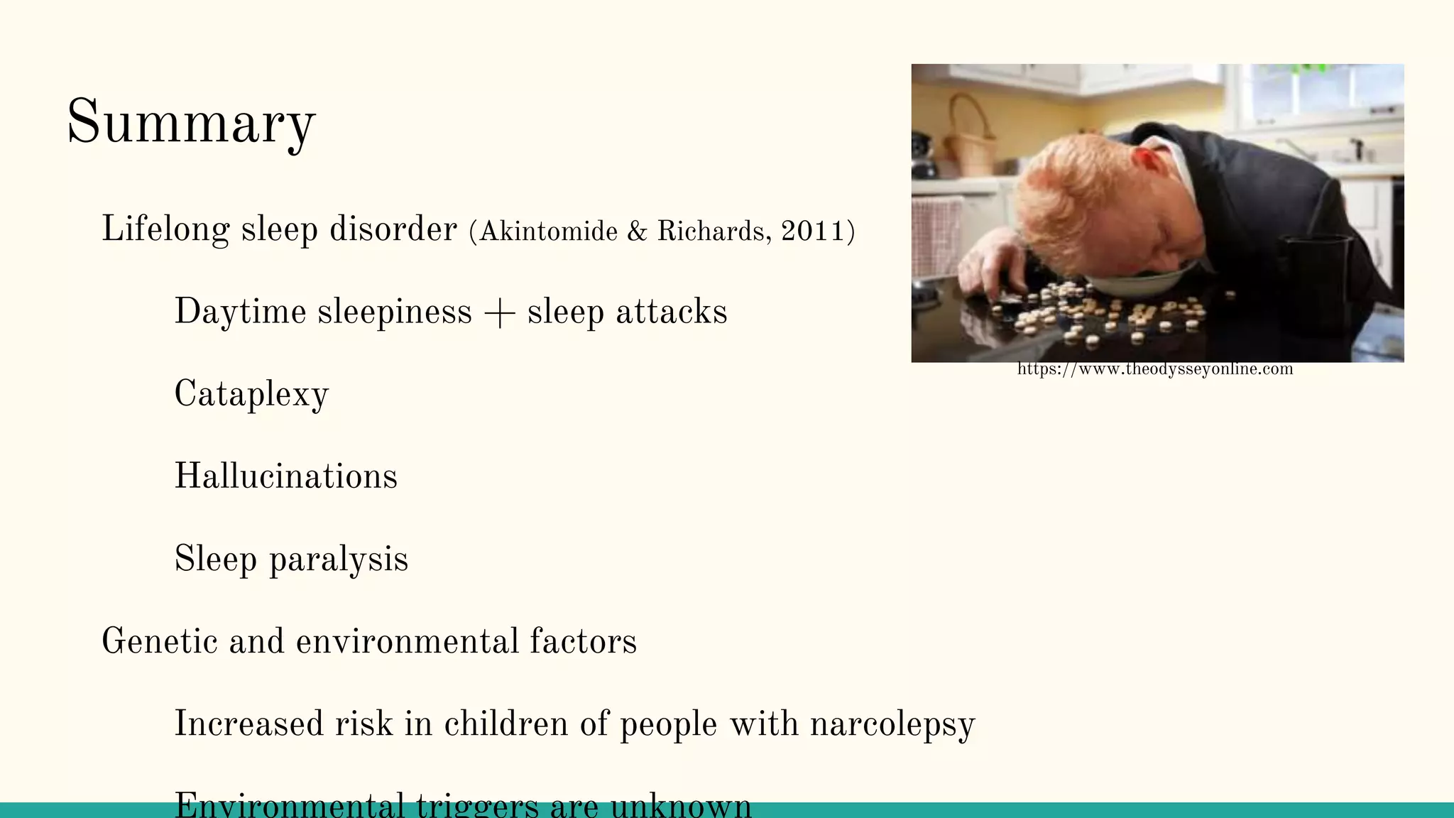 Narcolepsy Powerpoint | PPTX
