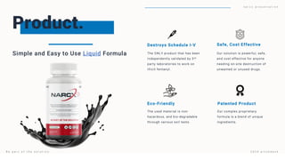 NarcX Drug Disposal Solution EcoFriendly | PDF