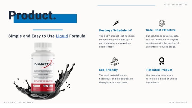 NarcX Drug Disposal Solution EcoFriendly | PPT