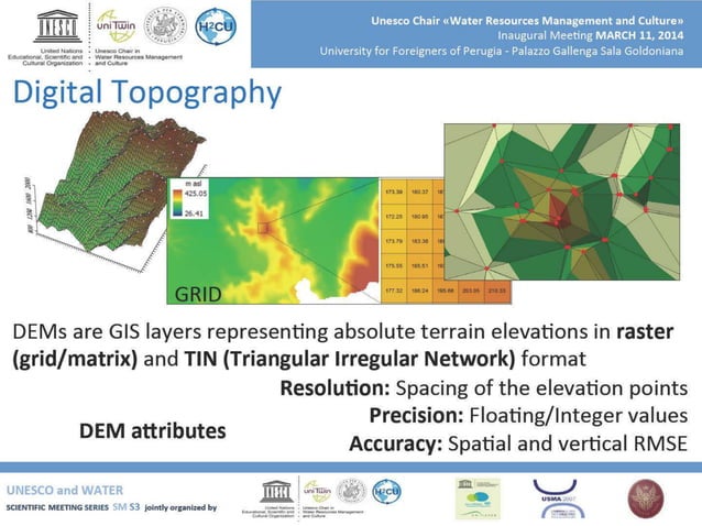 GIS AND TERRAIN ANALYSIS FOR UNDERSTANDING WATER PROCESSES AND FEATURES ...
