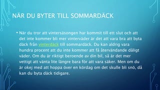 Nar du byter till sommardack | PPTX